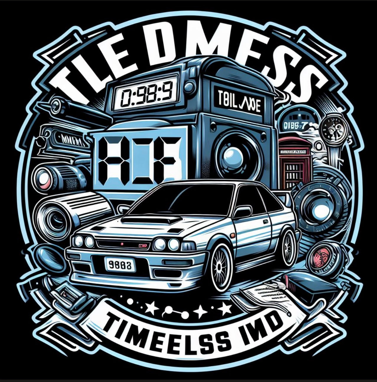 Sticker – Time.less Decals