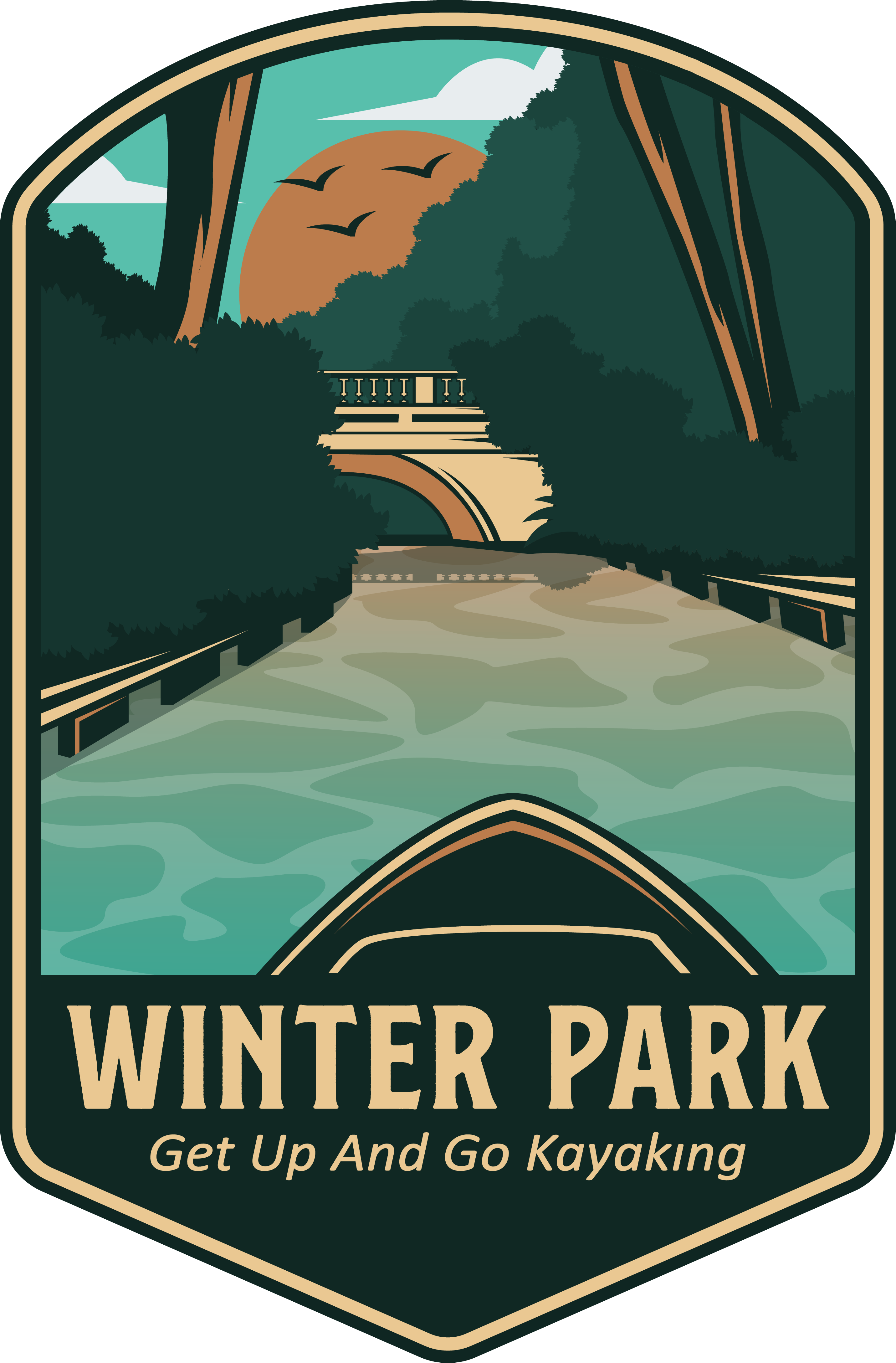 Get Up and Go Kayaking Winter Park – Timeless Decals